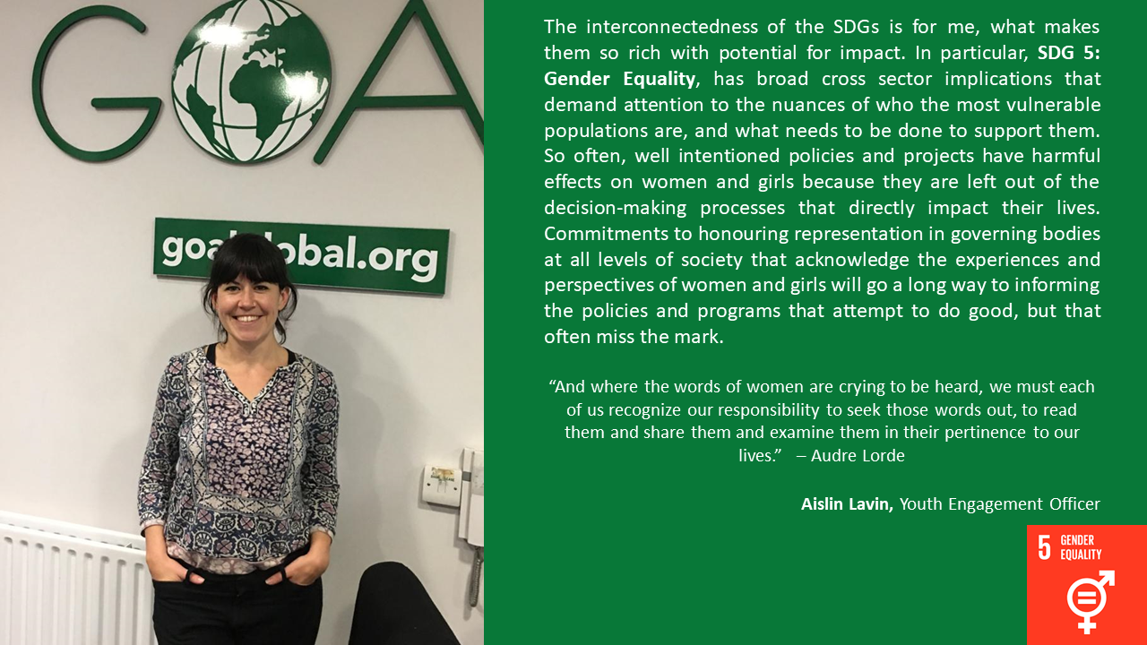 GOAL’s Global Citizenship Team and the SDGs - GOAL Global