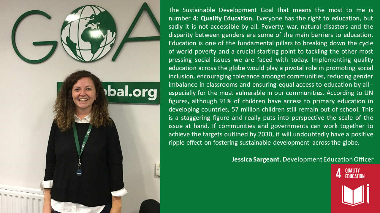GOAL’s Global Citizenship Team and the SDGs - GOAL Global