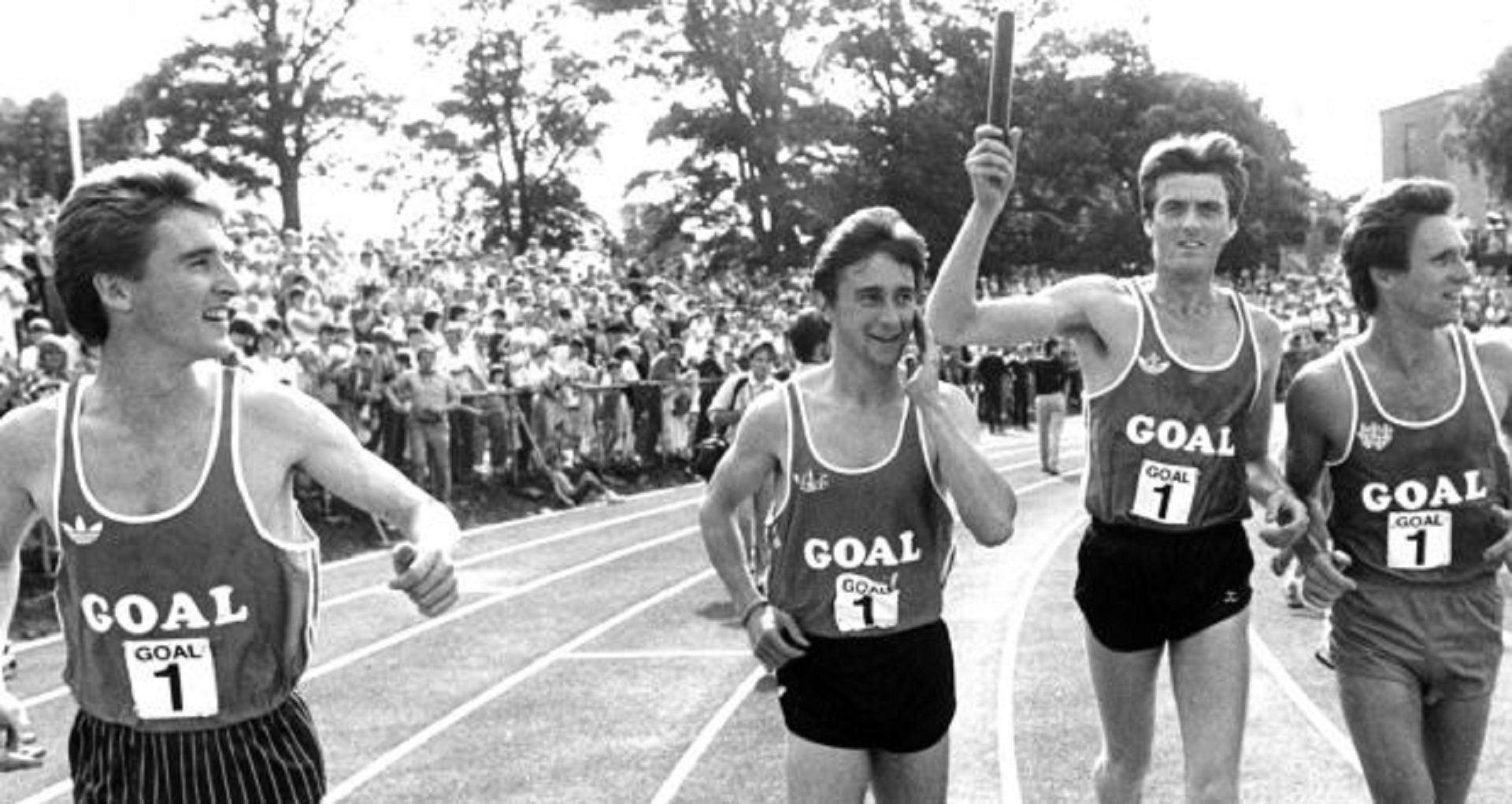 Remembering the GOAL fundraiser that broke the 4x1 mile relay world ...