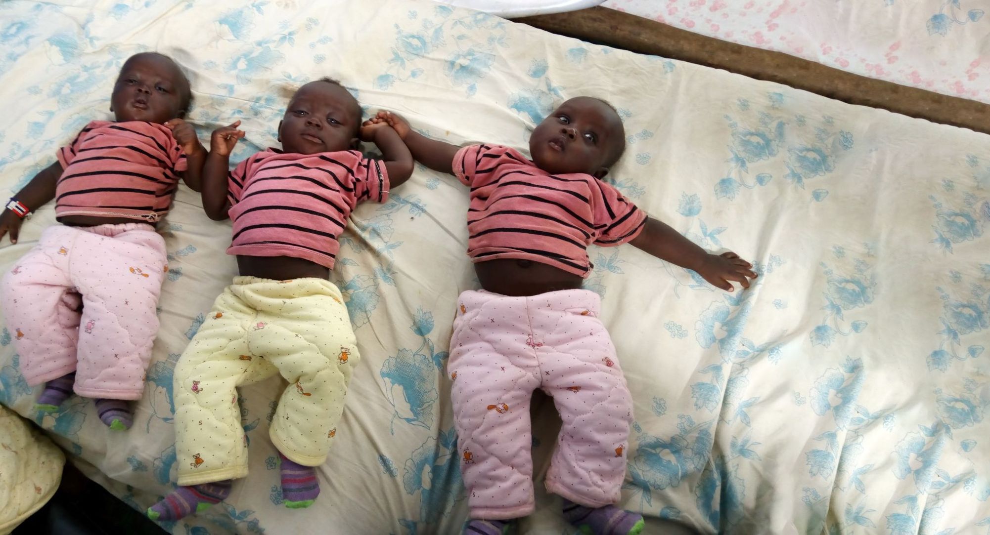 Malnourished triplets thriving thanks to life-saving GOAL nutrition ...