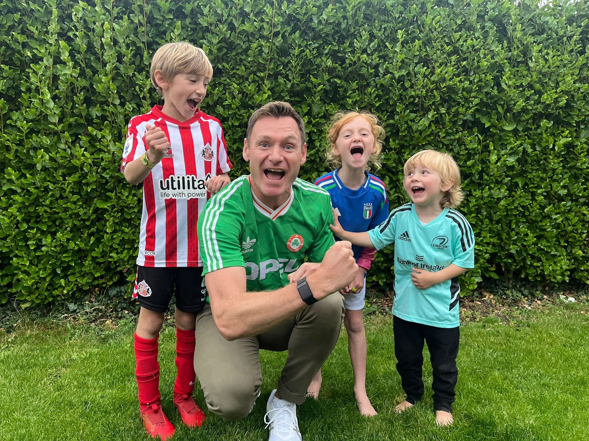 Team Gillick, with Olympian dad, David Gillick, pull on their all-time ...